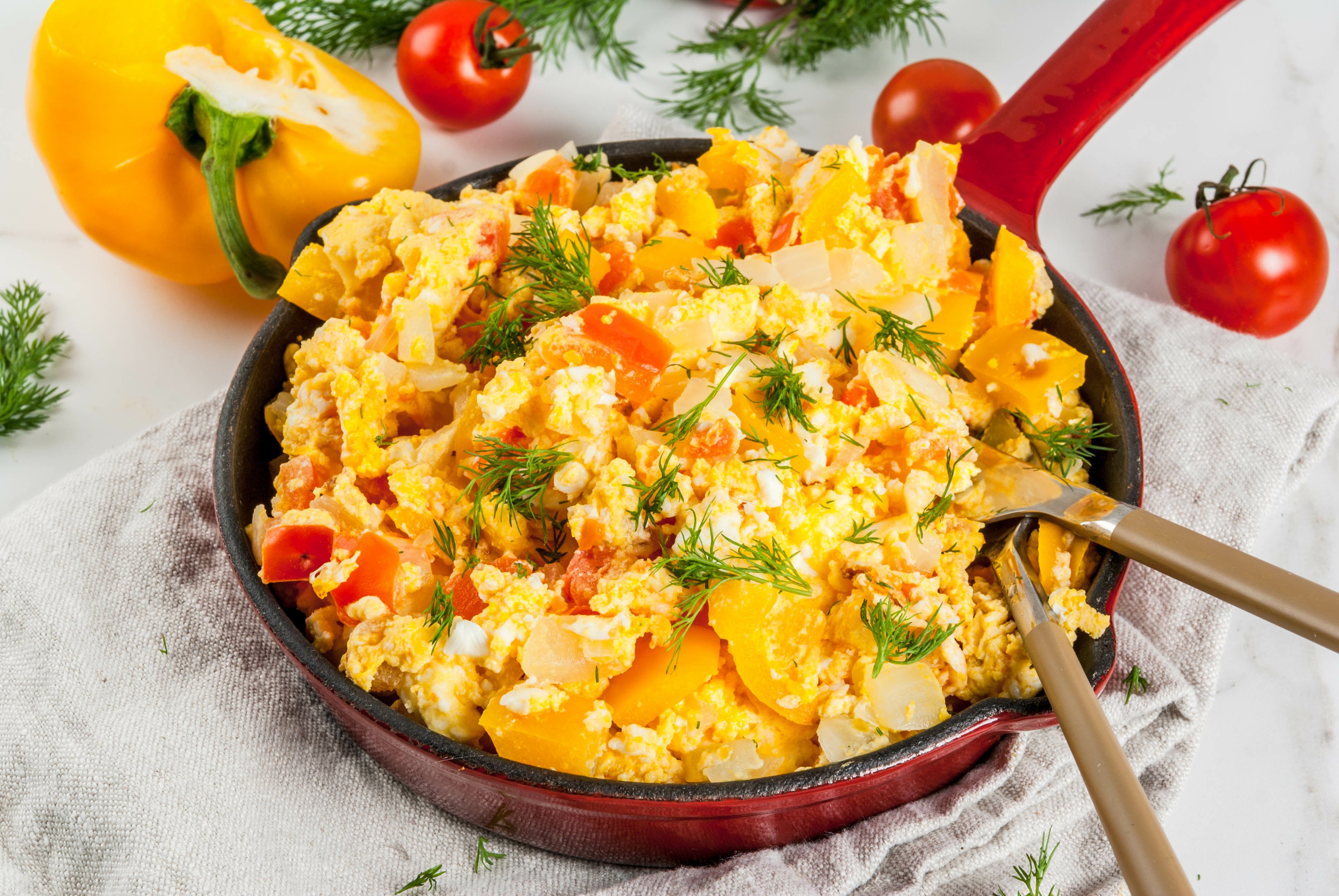 Revoltillo de huevos con queso – Santo Remedio